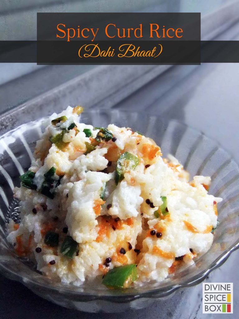 Spicy Curd Rice (Dahi Bhaat) – Divine Spice Box