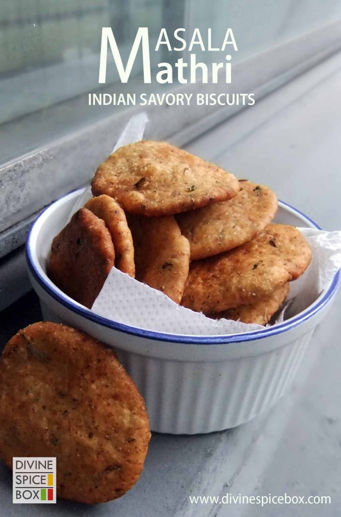 Masala Mathri - Indian Savory biscuits – Divine Spice Box