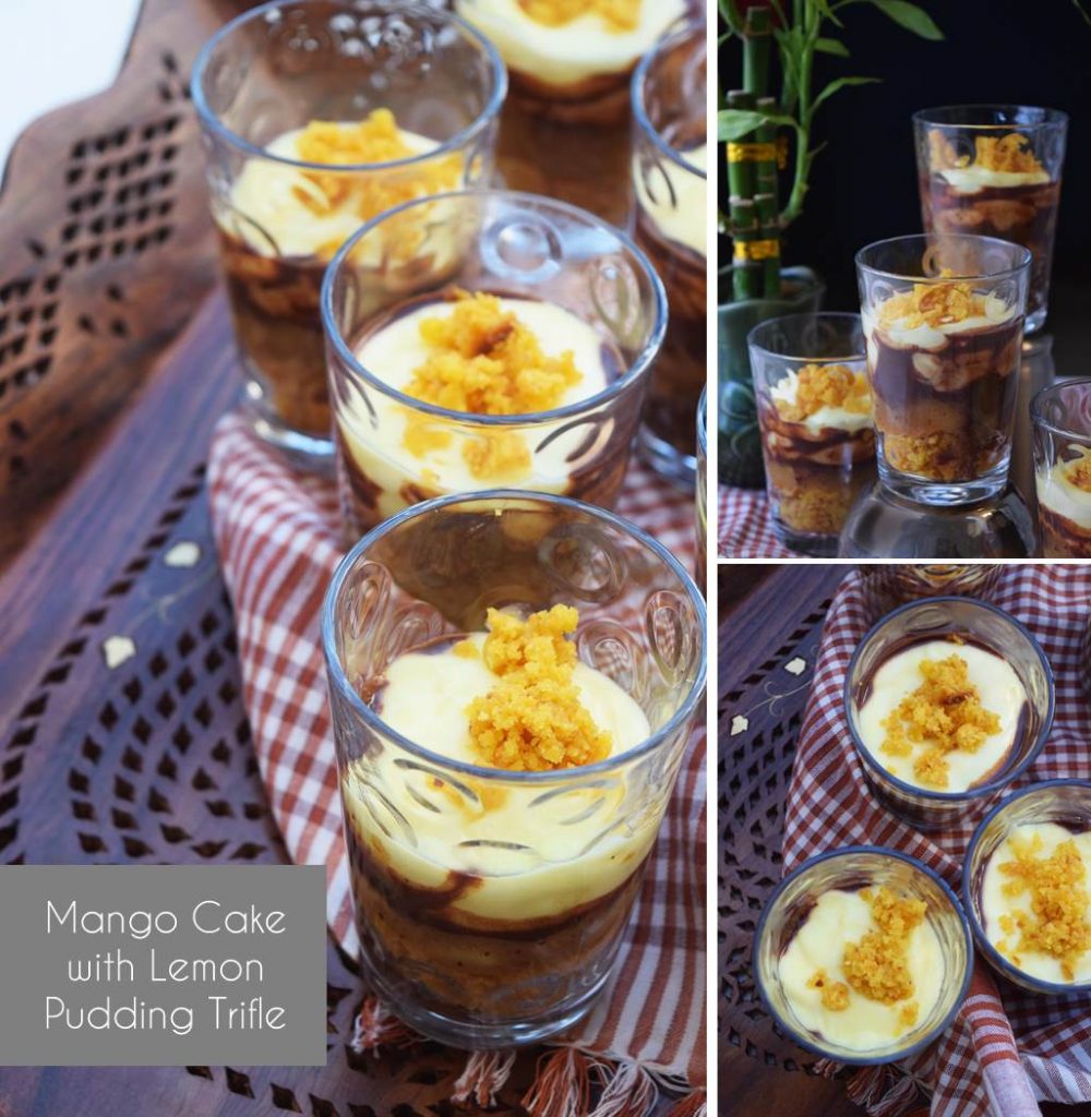 Mango Cake with Lemon Pudding Trifle – Divine Spice Box
