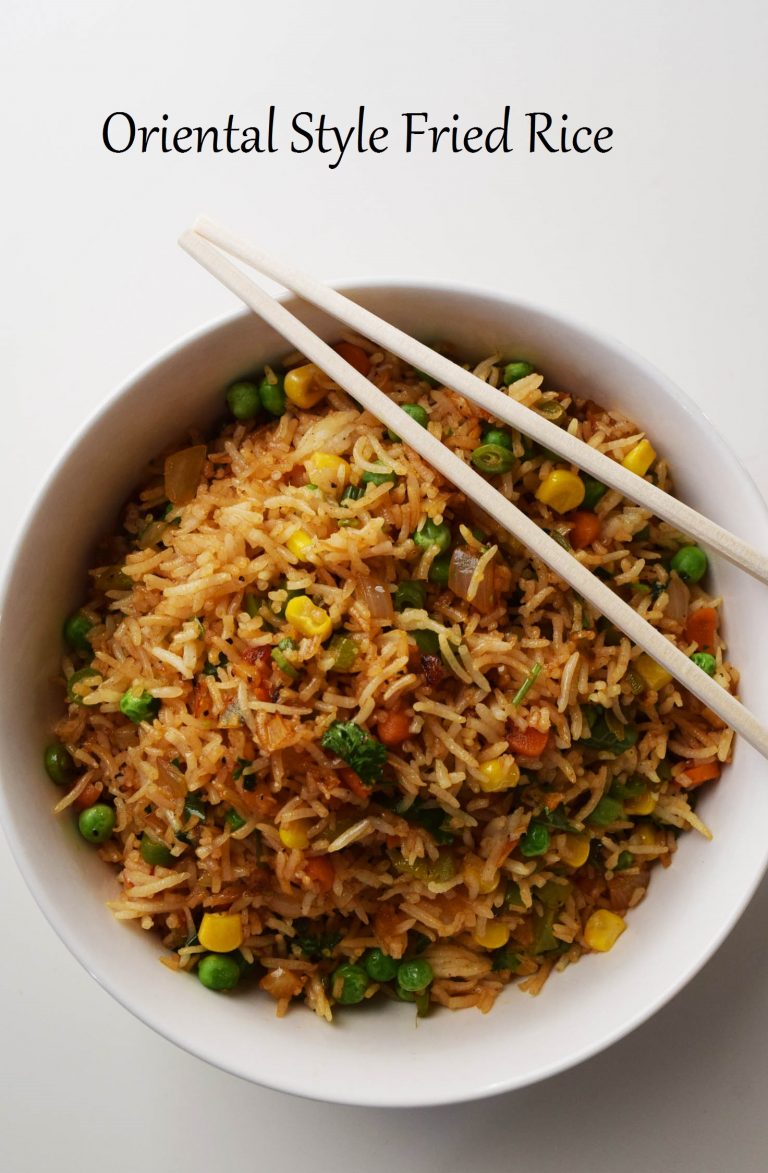 Vegan Oriental vegetable Stir Fried Rice – Divine Spice Box