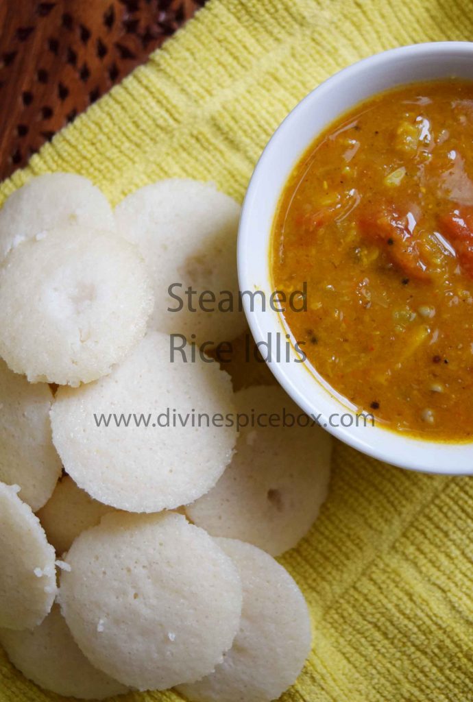 Steamed Rice Idlis – Divine Spice Box